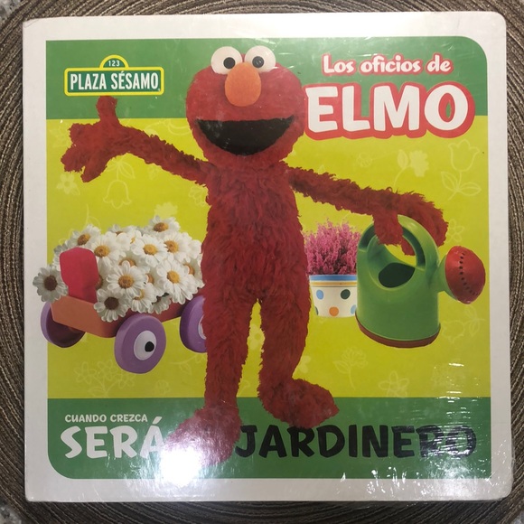 Sesame Street | Toys | Sesame Street Spanish Board Book Jardinero ...